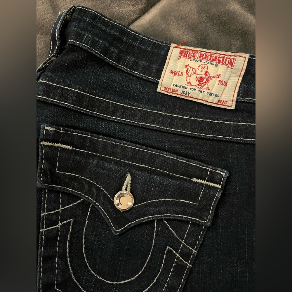 True Religion Joey With Bling Buttons - Gem